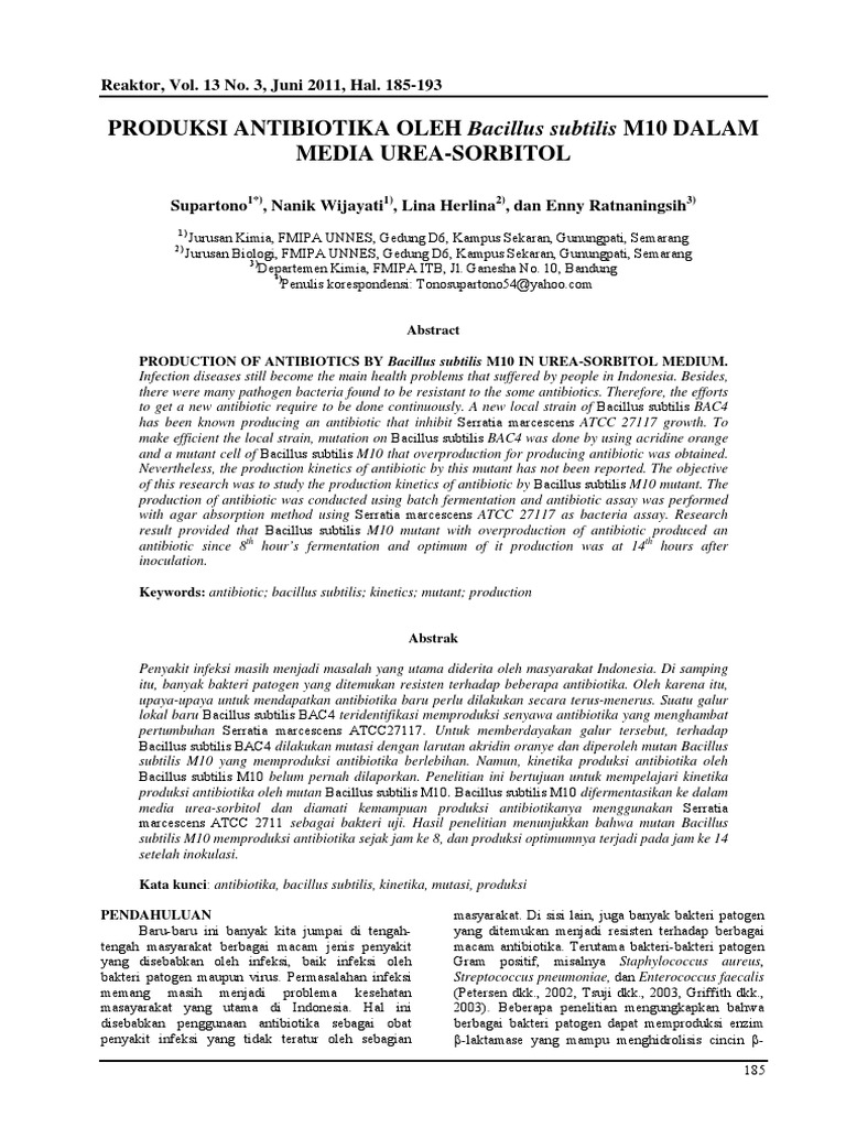 Bacillus Subtilis | PDF