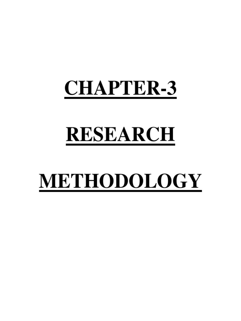 Research Methodology | PDF | Research Design | Questionnaire