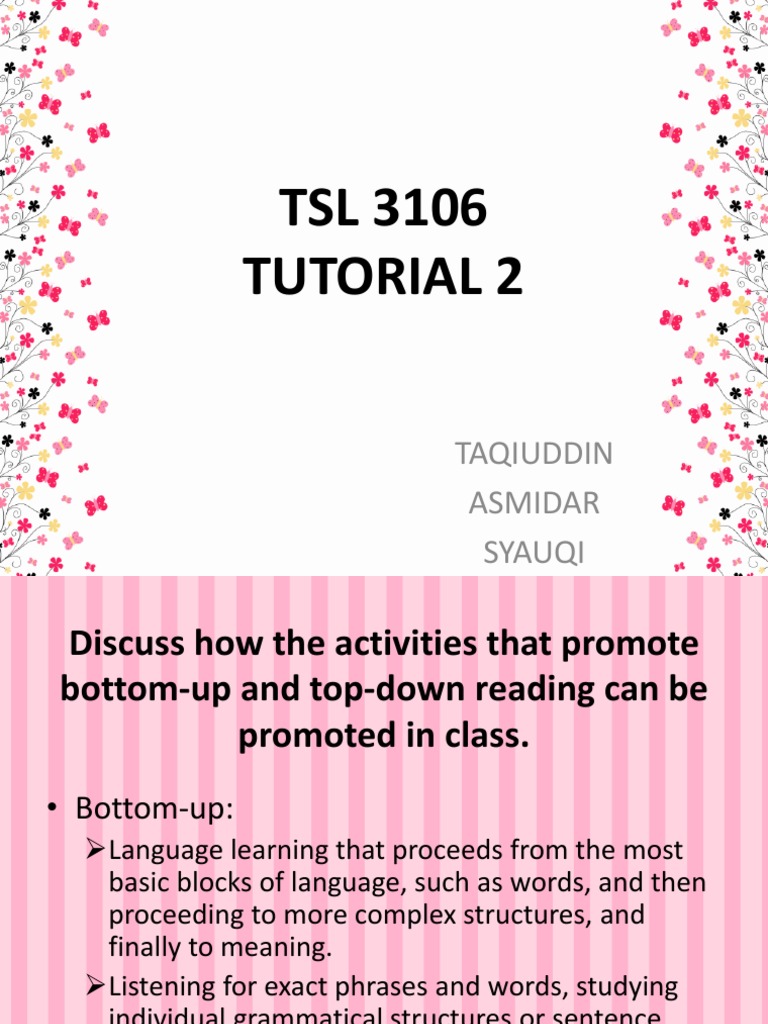 Promoting Bottom-Up and Top-Down Reading in the Classroom: Strategies ...