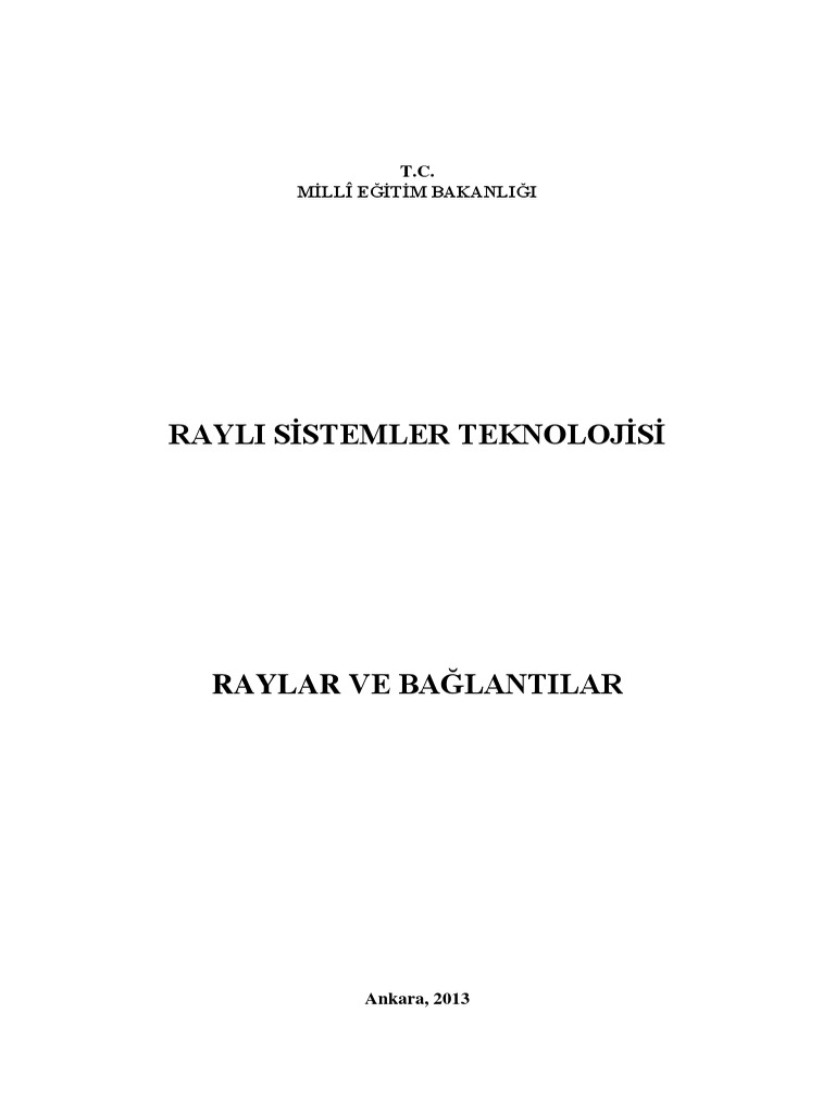 Raylar Ve Bağlantılar PDF | PDF
