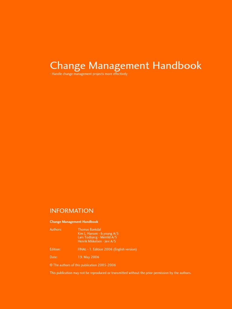 Changemanagement en | PDF