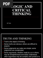 LOGIC CHAPTER 2 - Lecture Note | PDF | Argument | Deductive Reasoning