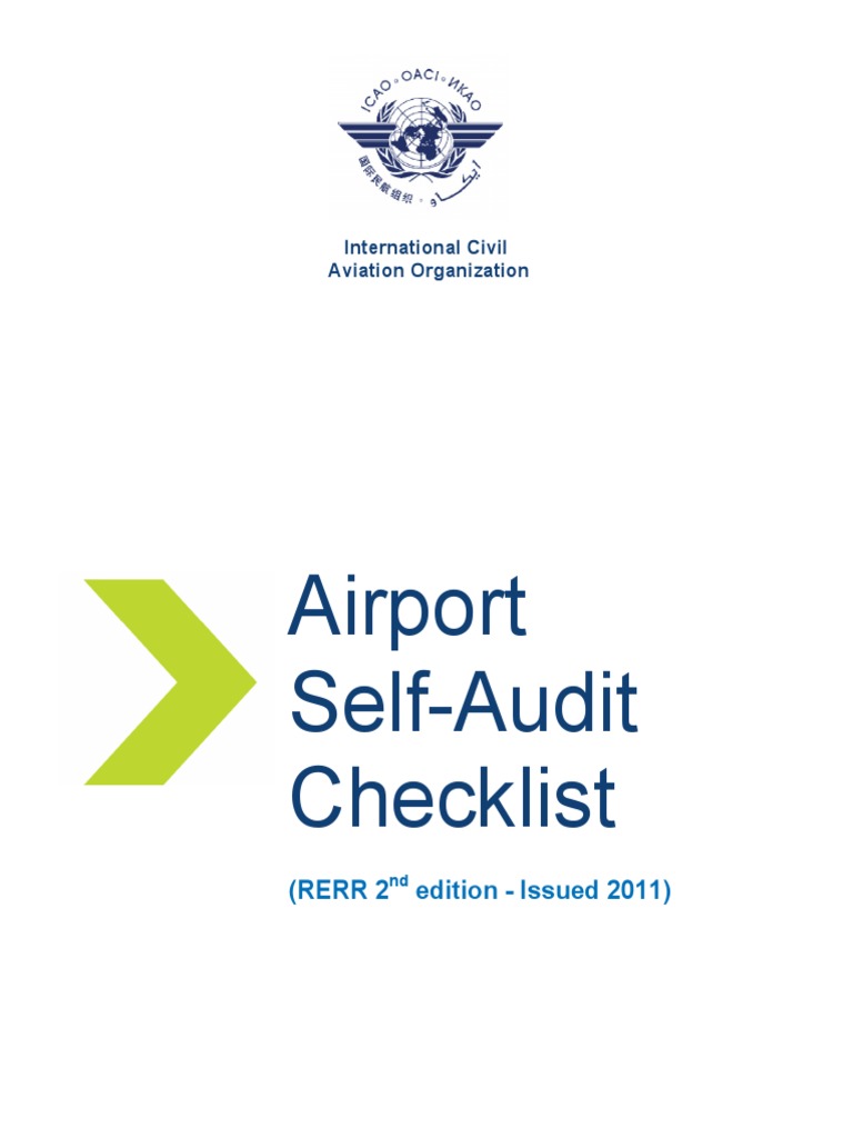 ICAO Self Audit Checklist For Airports | PDF | Runway | Airport