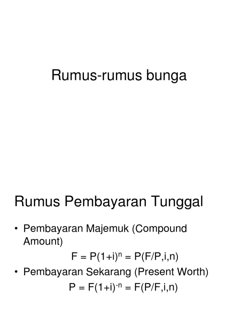 Rumus Rumus Bunga | PDF