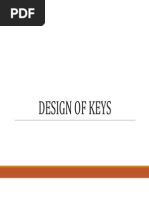 Keys and Keyways Design | PDF | Screw | Strength Of Materials