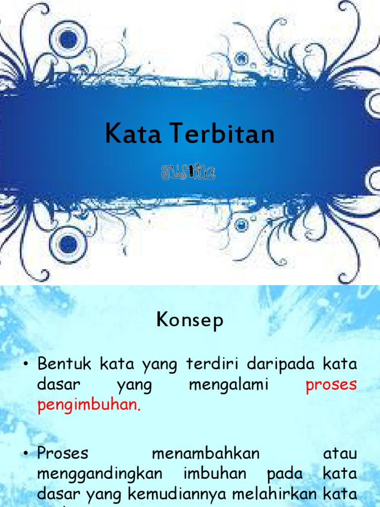 Konsep Kata Terbitan | PDF