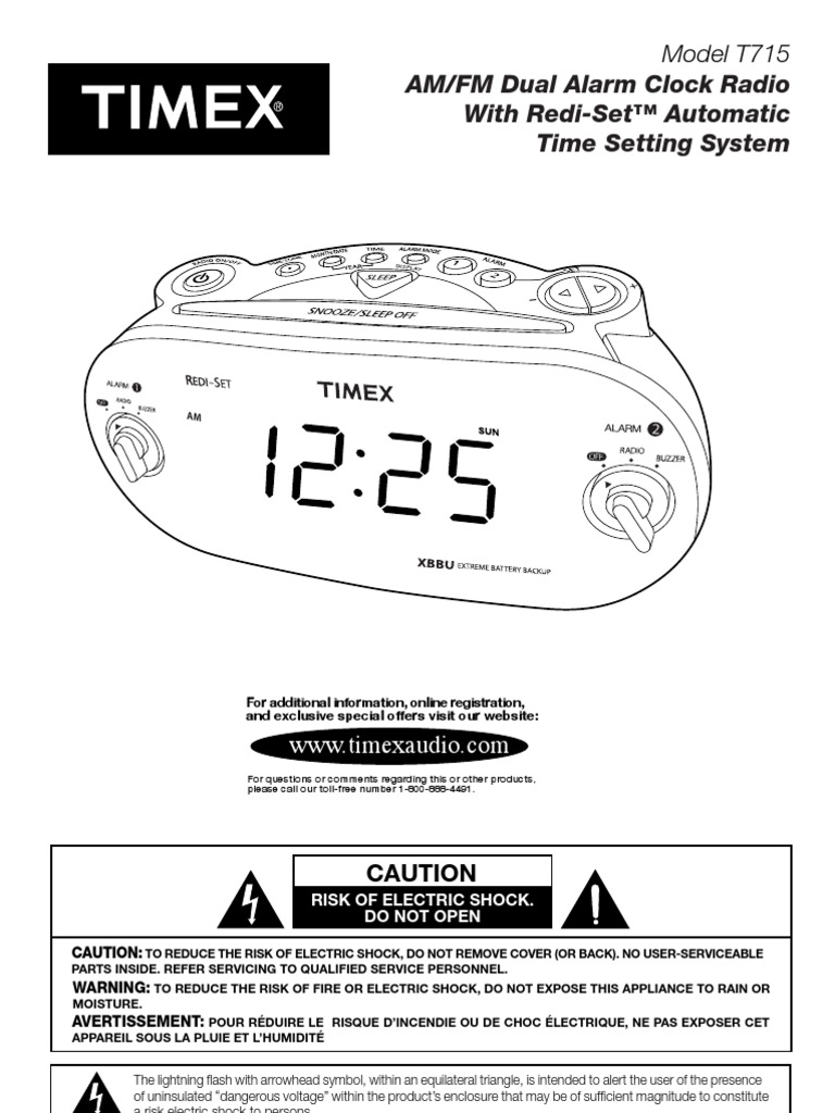 Timex T715 IB | PDF | Heure d'été | Prise électrique