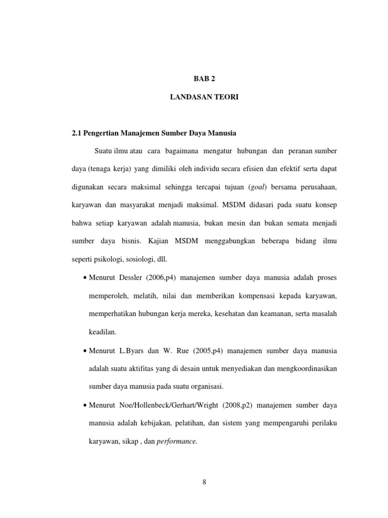 Bab 2 MSDM | PDF