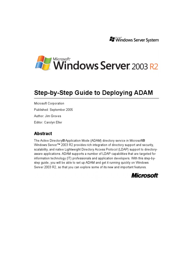 Step-By-Step Guide To Deploying ADAM | PDF