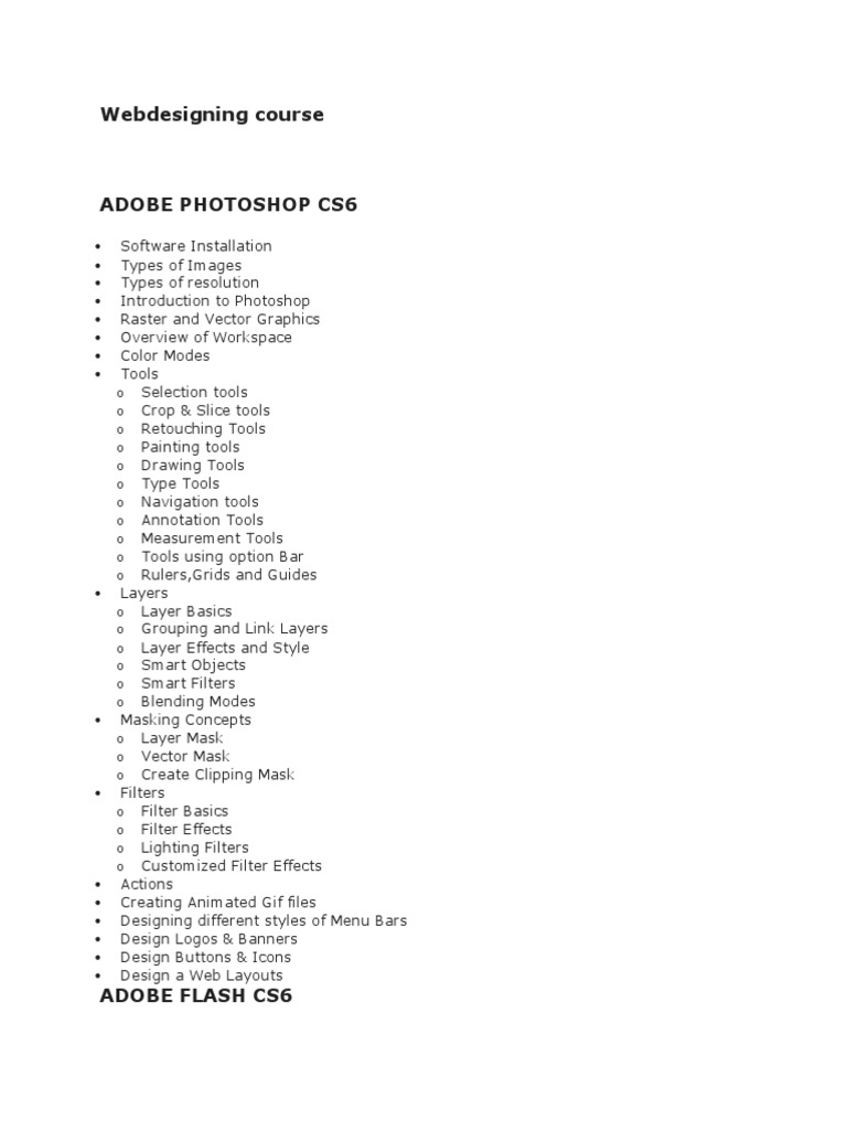 Sstechnologis Webdesigning Course | PDF | Cascading Style Sheets | Html Element