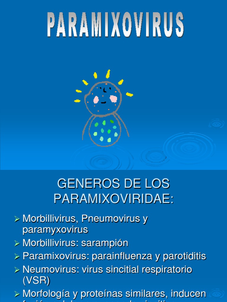 Clase Paramixovirus | Sarampión | Virología