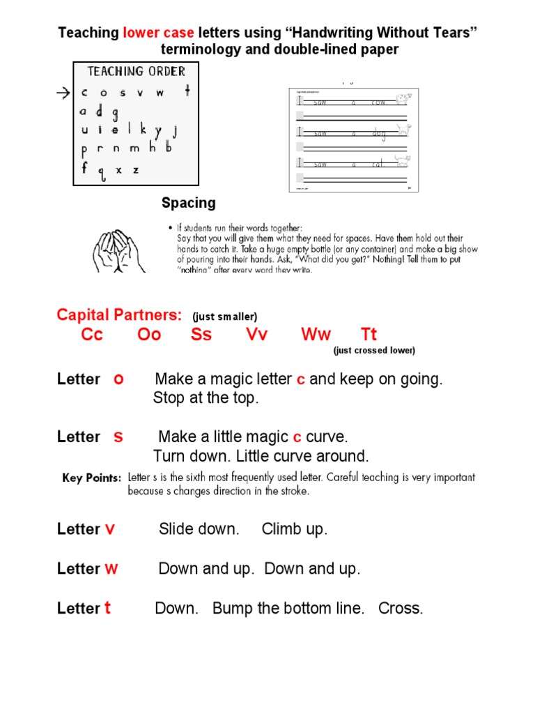Handwriting Without Tears Language | PDF | Teaching Mathematics