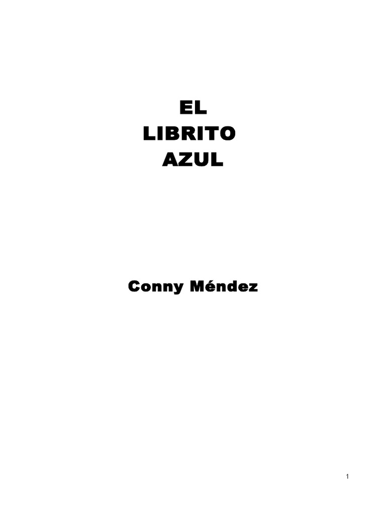 Mendez, Conny - El Librito Azul | PDF