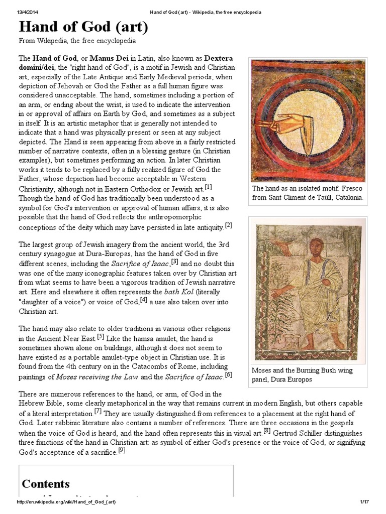 Hand of God (Art) - Wikipedia, The Free Encyclopedia | PDF | Religion ...