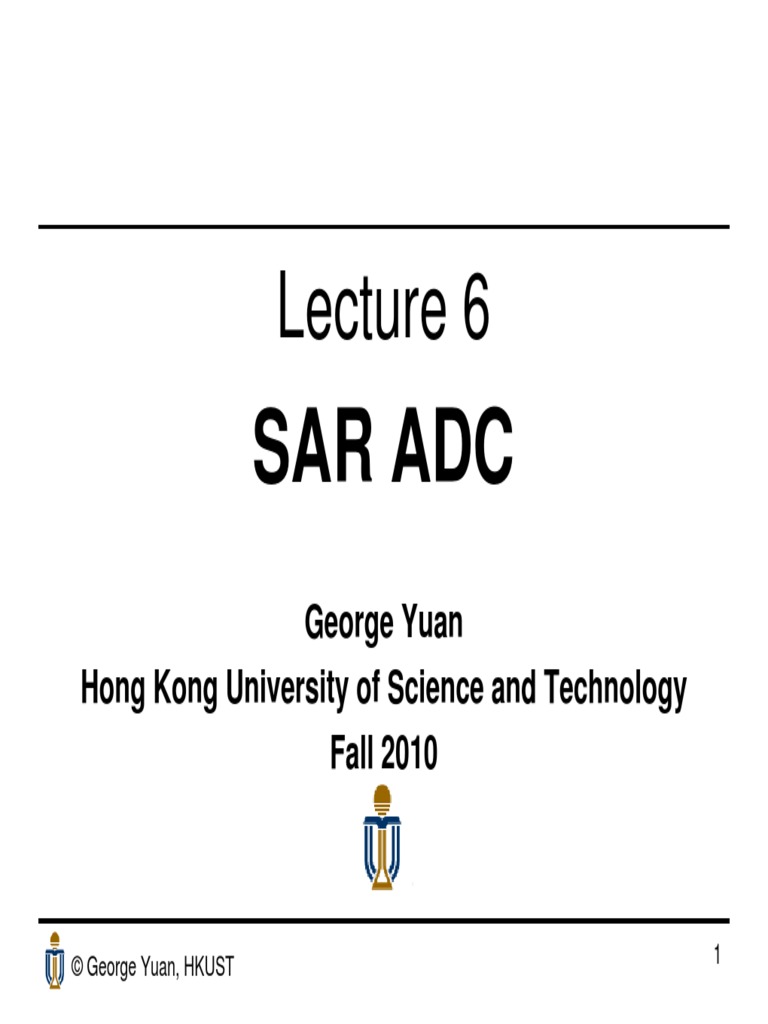 SAR ADC Tutorial | PDF | Analog To Digital Converter | Capacitor