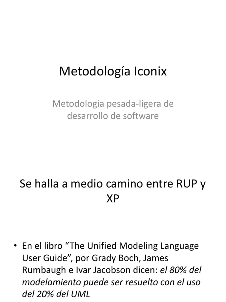 Metodología Iconix | PDF | Lenguaje de modelado unificado | Caso de uso