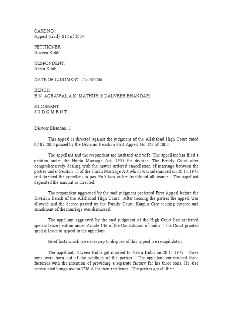 Irretrievable Breakdown of Marriage | PDF | Divorce | Marriage