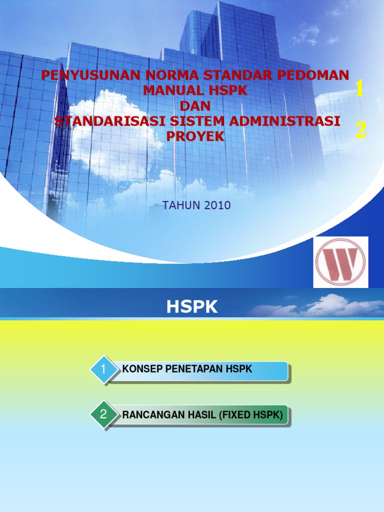 HSPK Pdam | PDF | Teknologi & Rekayasa