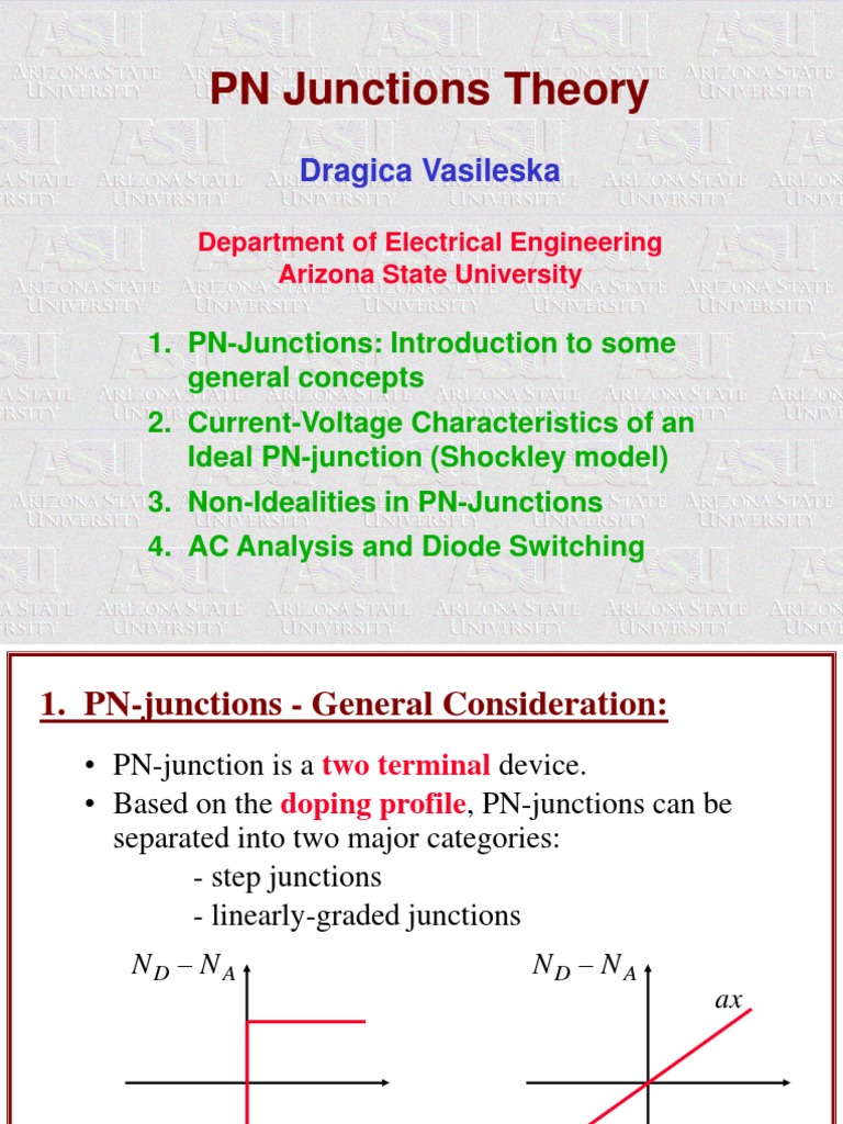PN Junctions Theory | PDF | P–N Junction | Diode