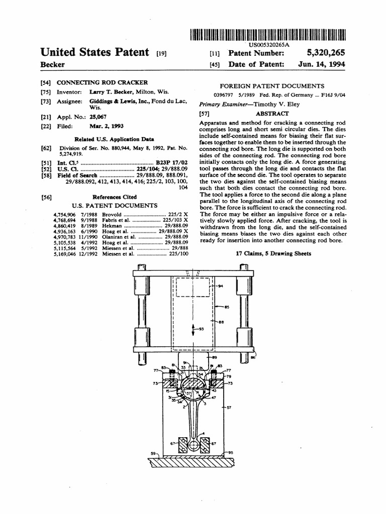 Connecting Rod Cracker | PDF | Piston | Fracture