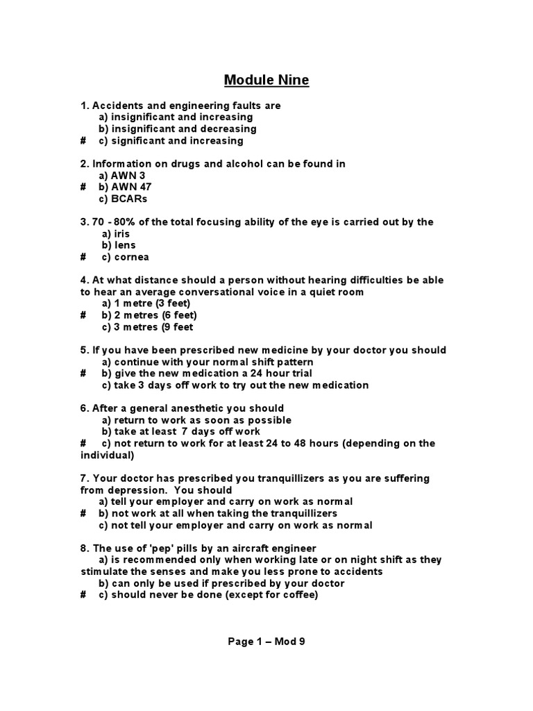 Module 9 | PDF | Wellness | Medical