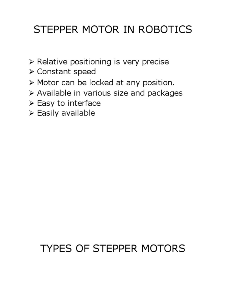 Stepper Motors | PDF | Hard Disk Drive | Components