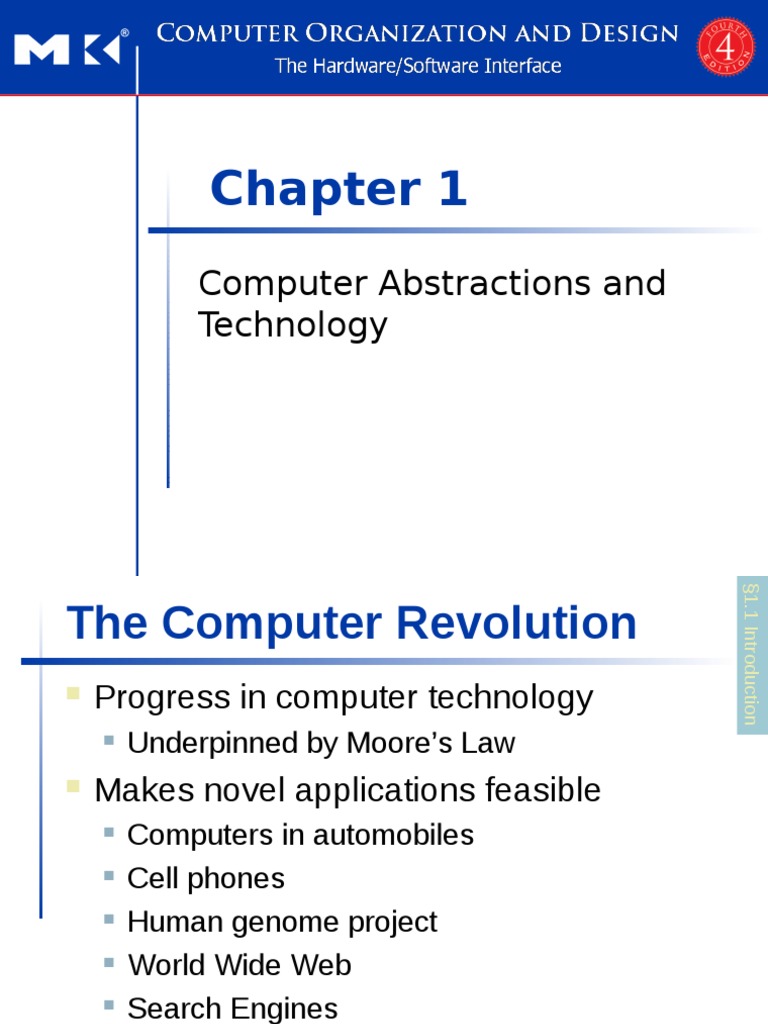 Computer Abstractions and Technology | PDF | Computer Data Storage | Central Processing Unit