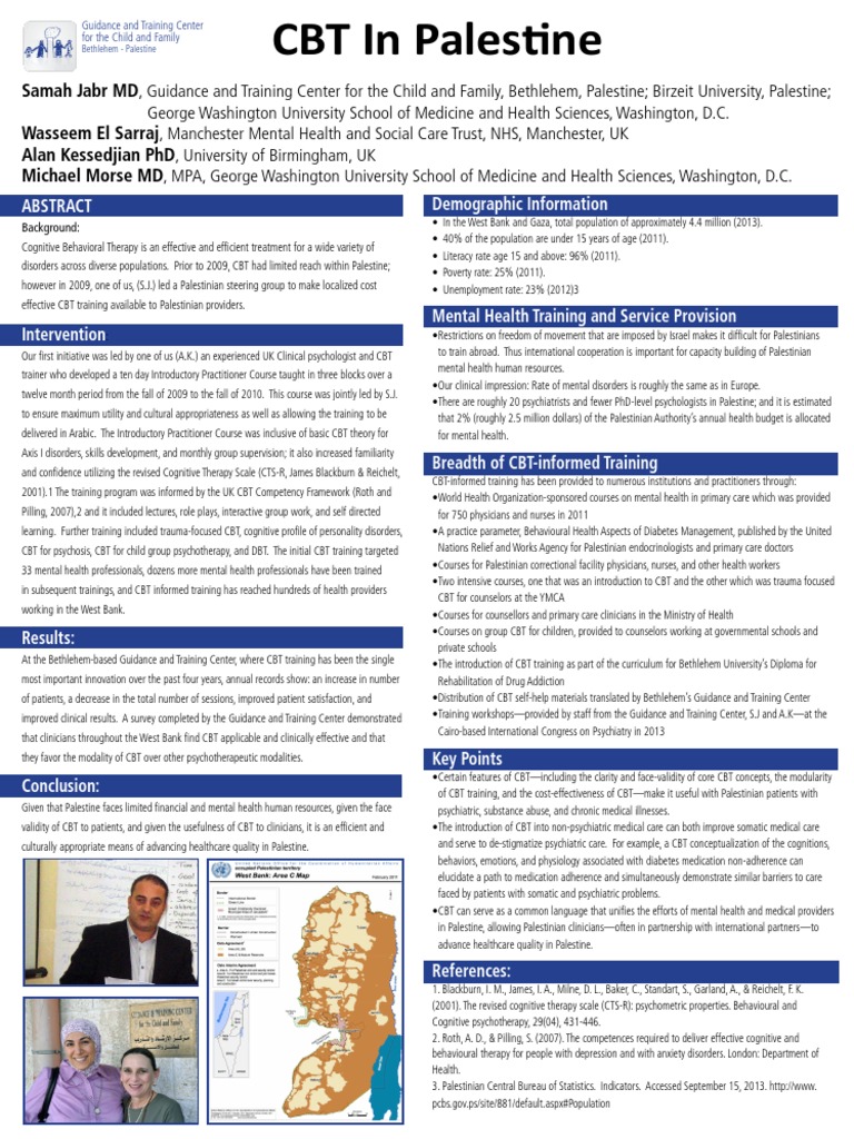 EABCT CBT Poster as Presented 2013 Sept | Cognitive Behavioral Therapy ...