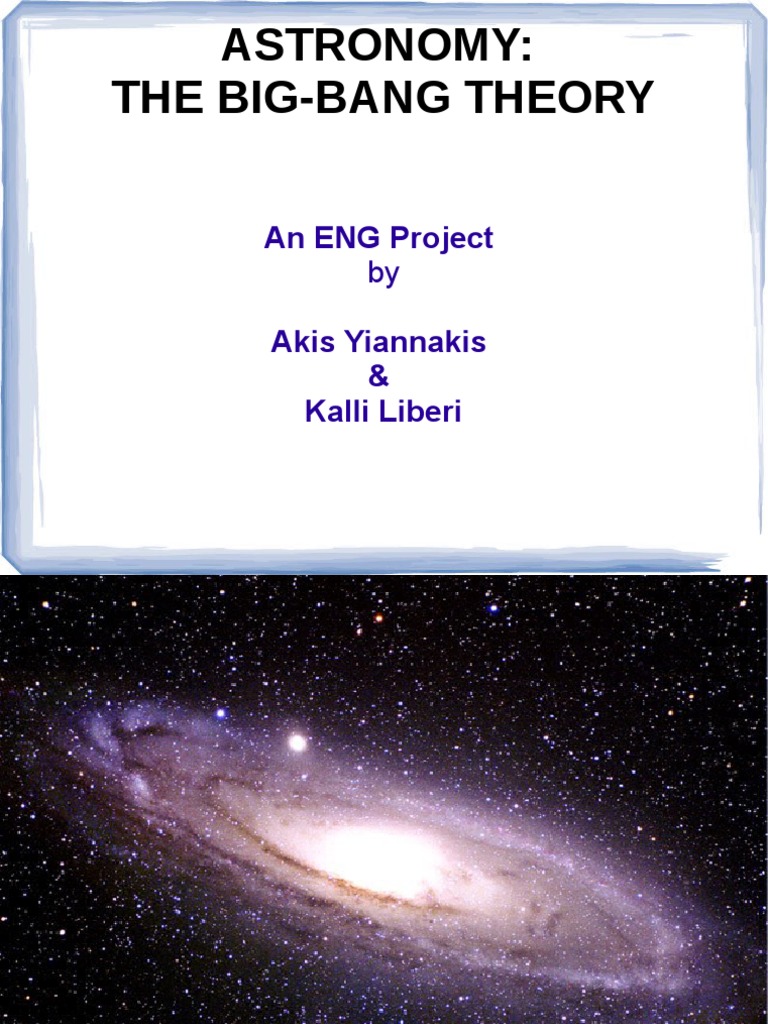 Astronomy: The Big Bang Theory 2014s | PDF | Big Bang | Universe