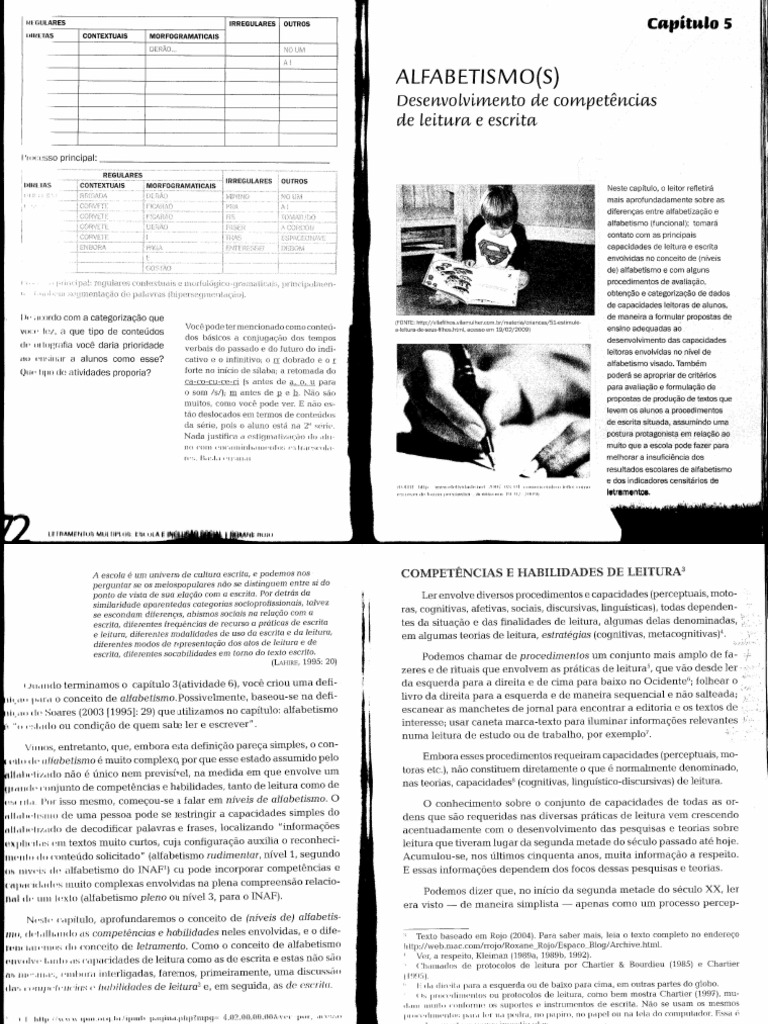 Roxane Rojo - Letramentos Múltiplos - Caps, 5 e 6 PDF | PDF
