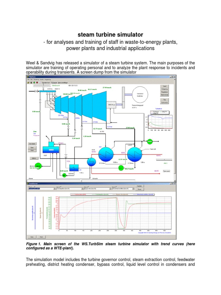 Steam Turbine | PDF | Steam | Simulation