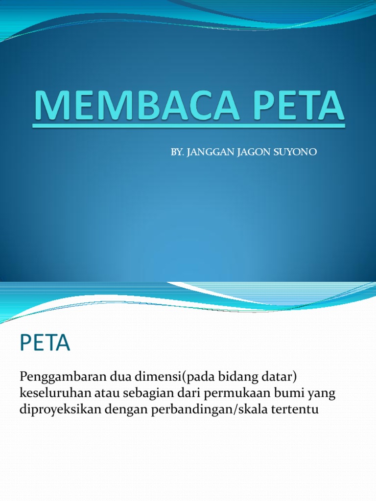 Panduan Peta Topografi dan Sudutnya | PDF | Metode & Bahan Ajar