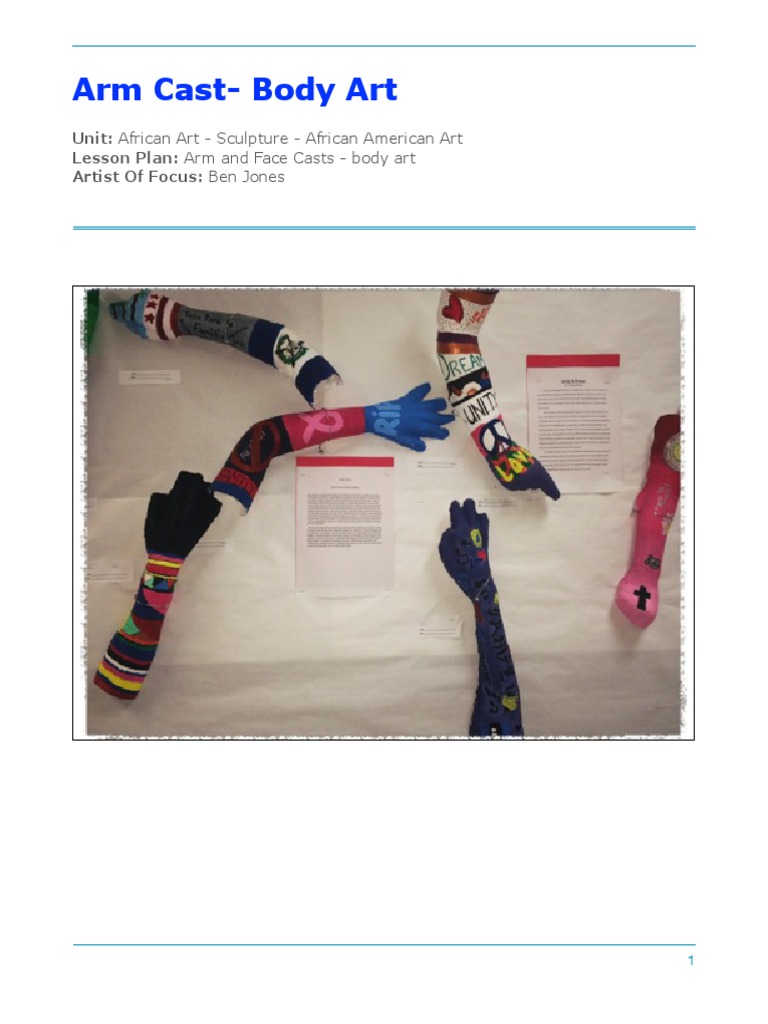 Arm Lesson Plan | PDF | Paintings | Plaster