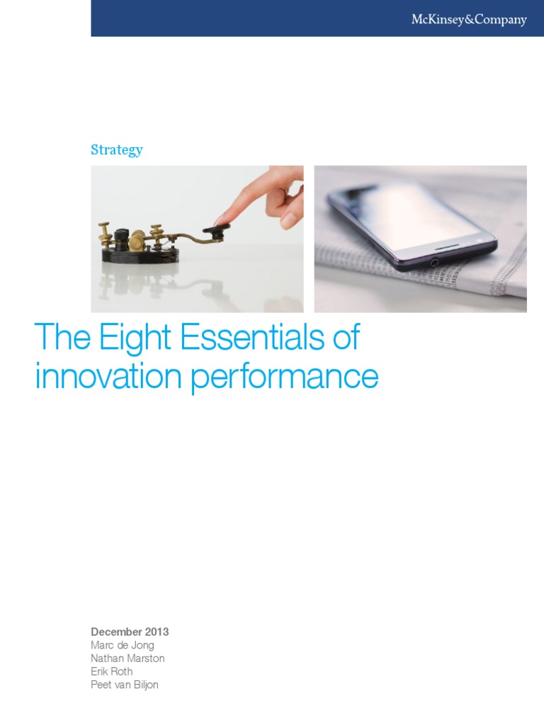 The Eight Essentials Of Innovation Performance Pdf Innovation