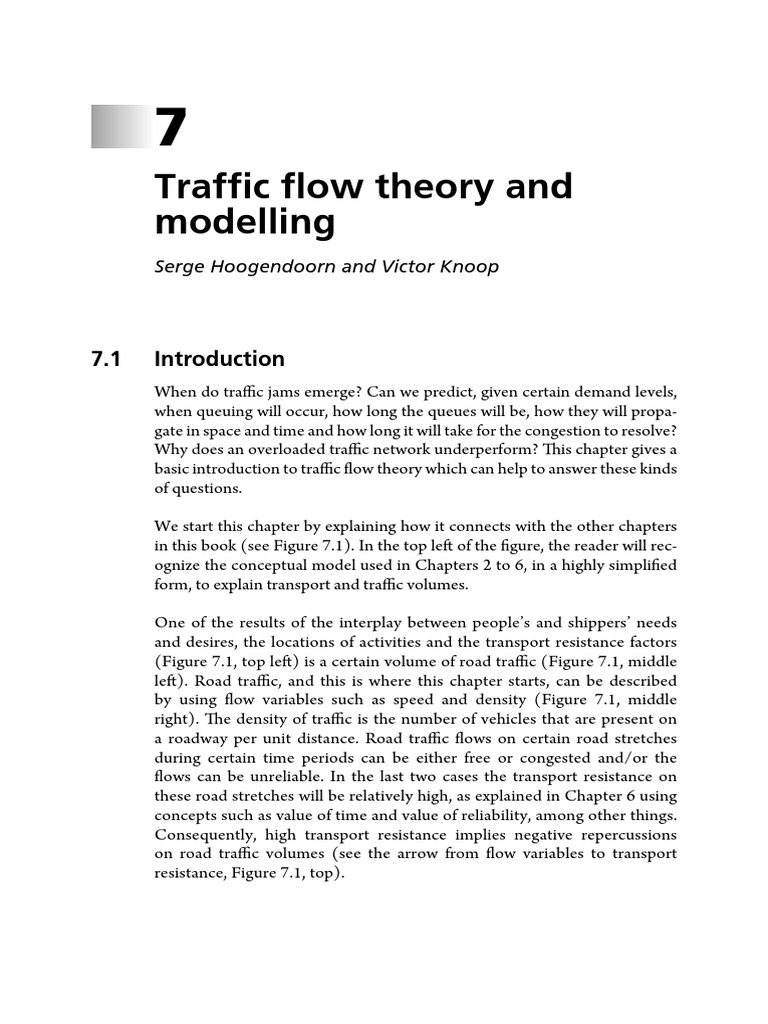 Traffic FlOw Theory and Modelling | PDF | Traffic | Physics