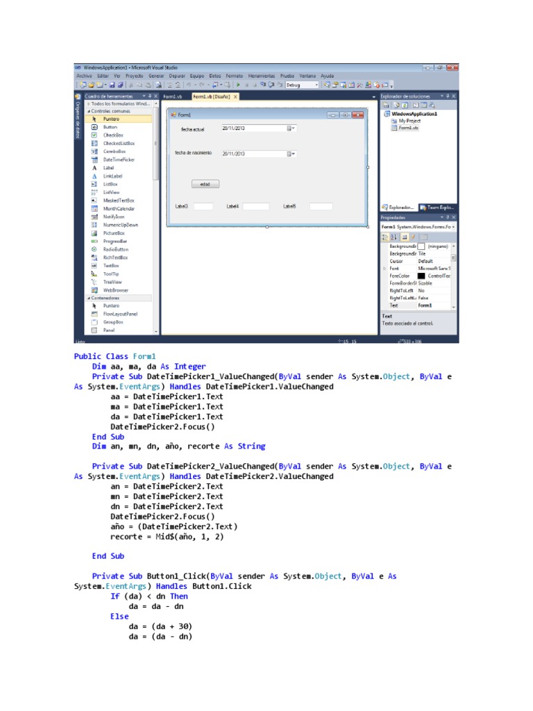 Form1 Object Eventargs: Public Class Dim As Integer Private Sub Byval As Byval As Handles | PDF