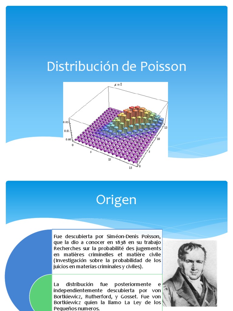 Presentación Distribución de Poisson 14042014 | PDF | Distribución de ...