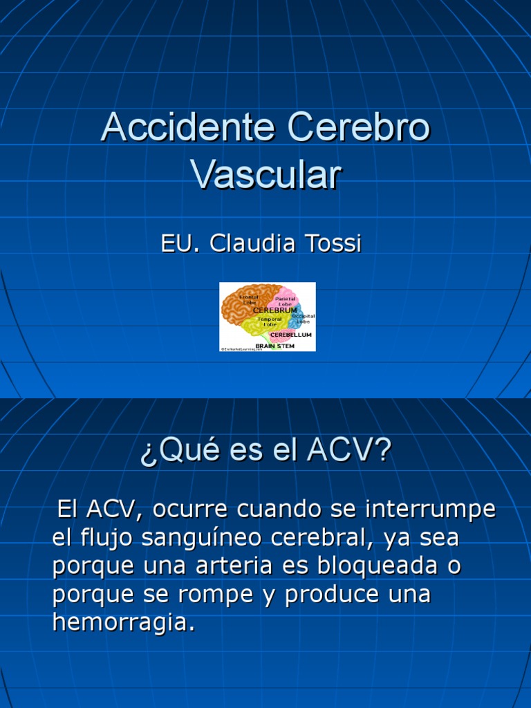 Factores de Riesgo y Pronóstico del ACV | PDF | Carrera | Isquemia