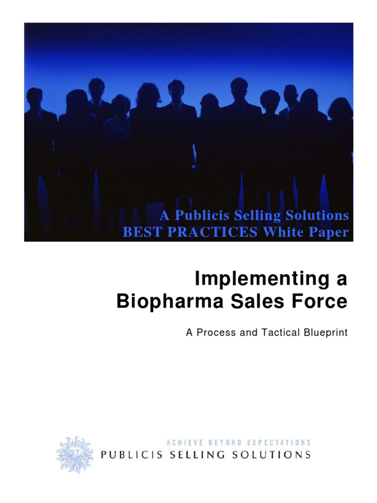 Implementing A Sales Force: A Process and Tactical Blueprint | PDF ...
