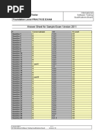 A Sample of 2021 Kcpe Examination Answer Sheet | PDF