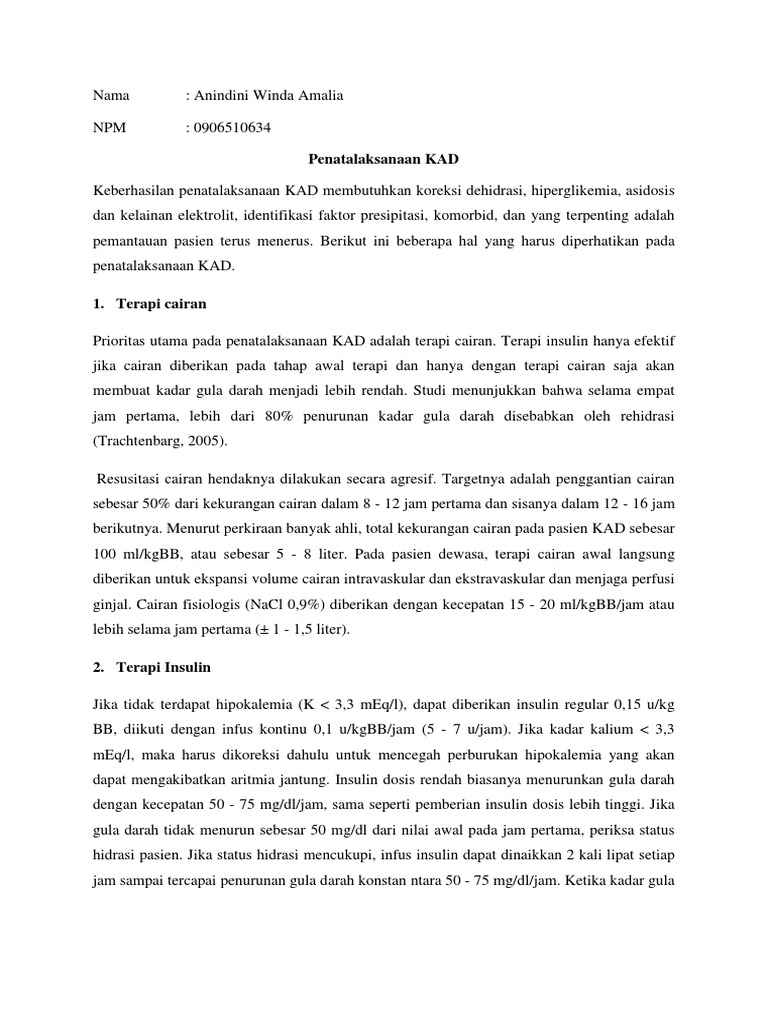 Protokol KAD | PDF | Kesehatan Holistik