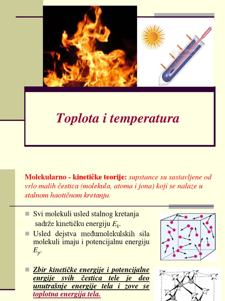 Toplota I Temperatura | PDF