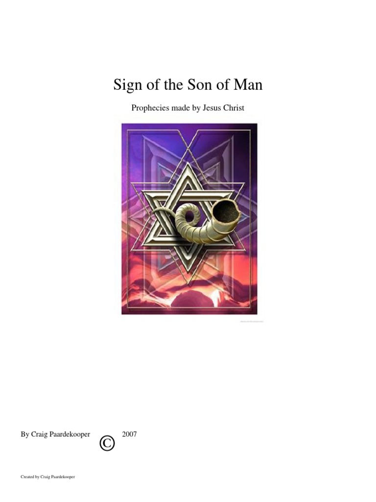 Sign of The Son of Man | PDF | The Gospel | Jesus