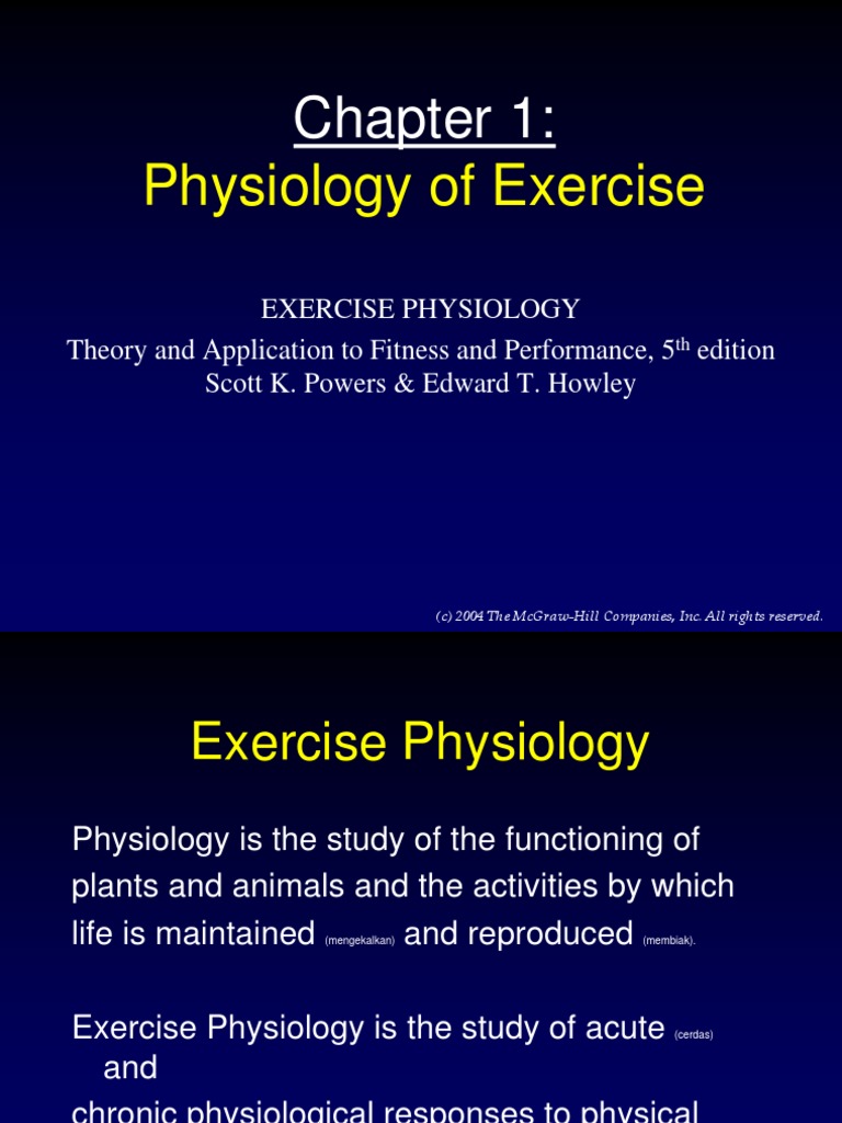 Chapter 01 (Intro) | Download Free PDF | Physical Exercise | Physical ...