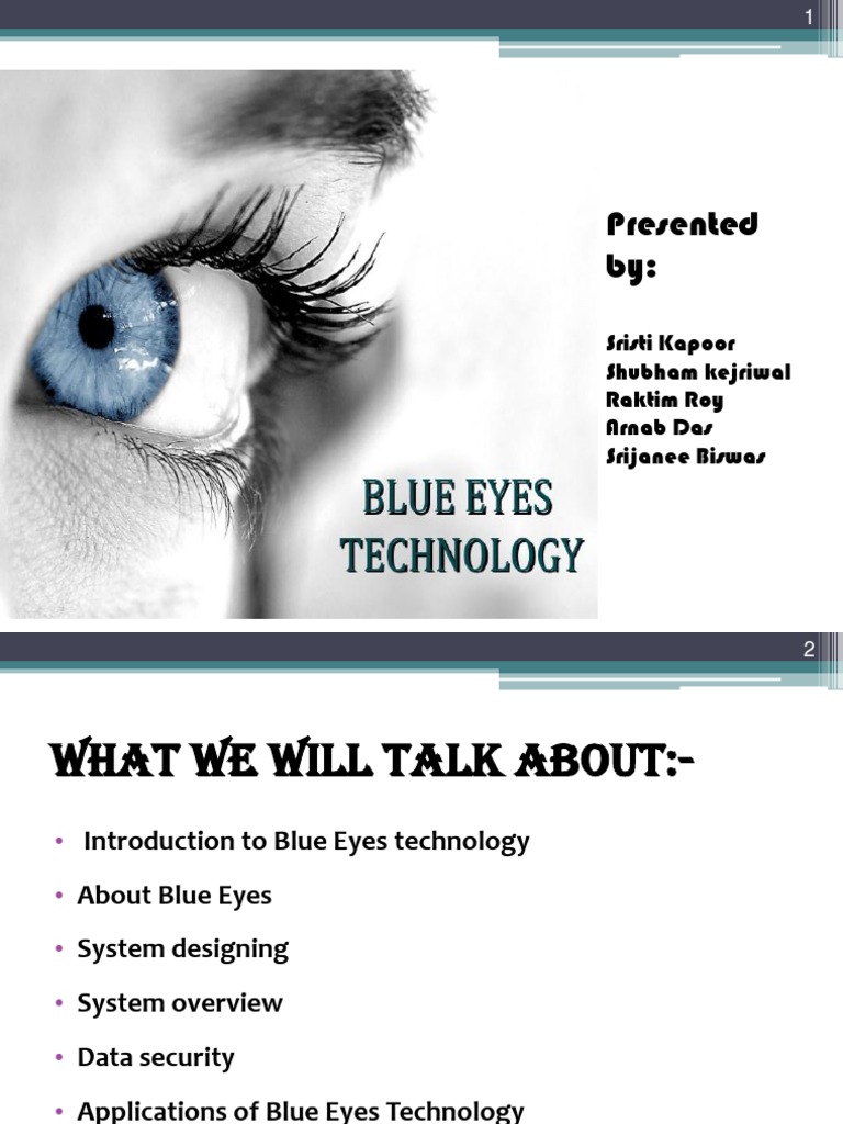 Blue Eyes Technology | PDF | Bluetooth | Speech Recognition