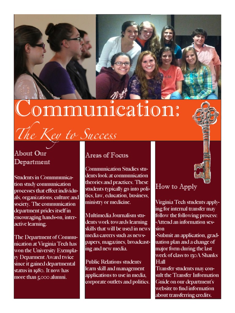 Virginia Tech Communication Department Overview | PDF
