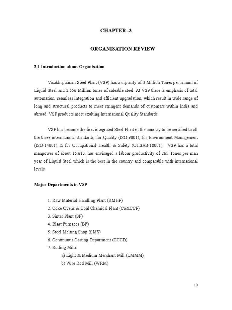 CHAPTER-3 Organisation Review | PDF | Business