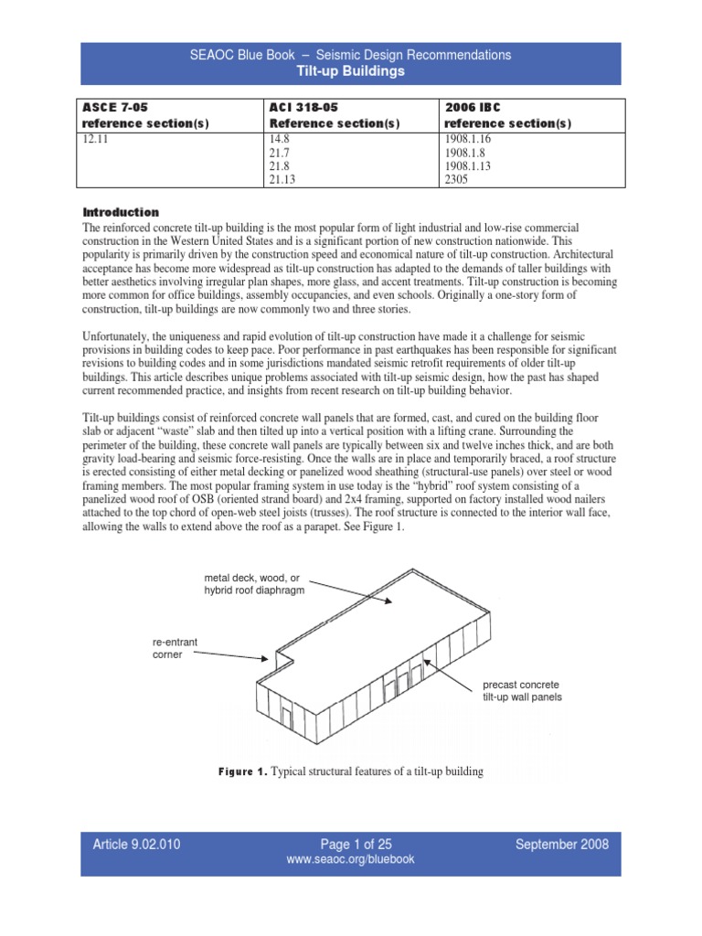 Tilt Up Buildings | PDF | Structural Engineering | Building Engineering