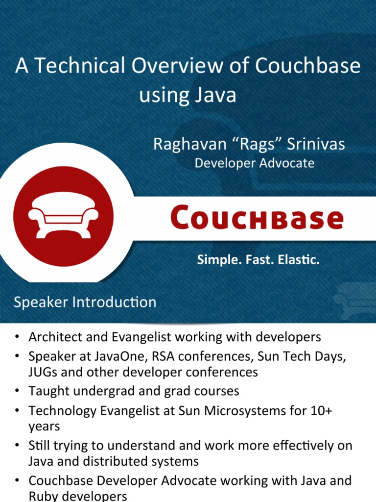 A Technical Overview of Couchbase | PDF | Scalability | Computer Cluster