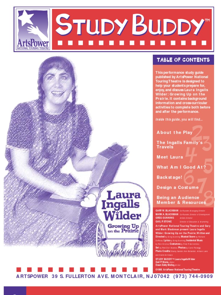 Study Guide: Laura Ingalls Wilder | PDF | Laura Ingalls Wilder ...